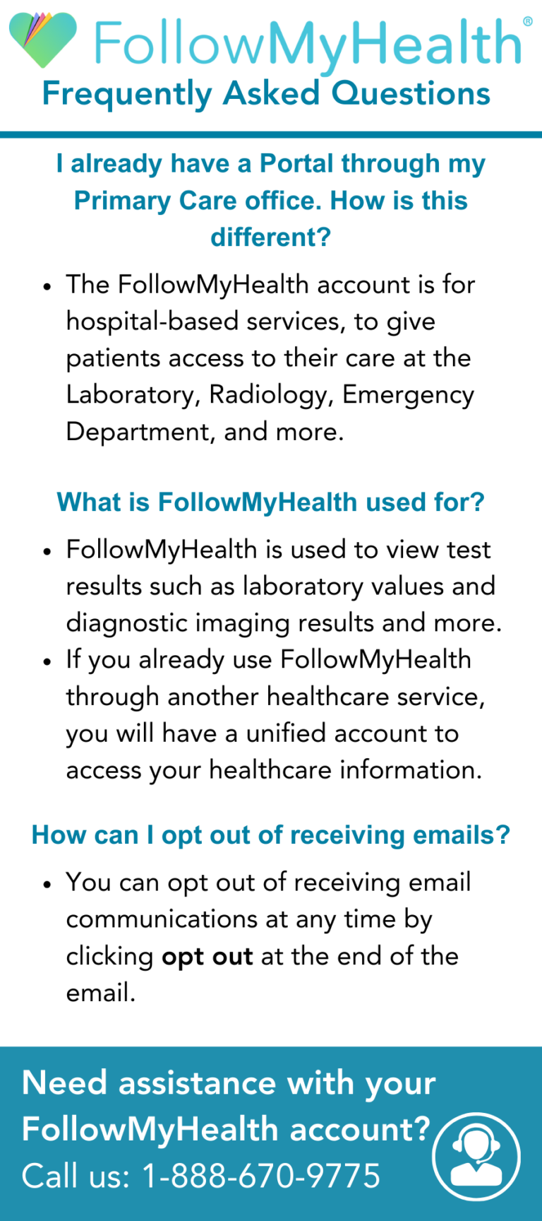 FollowMyHealth Account - Monadnock Community Hospital