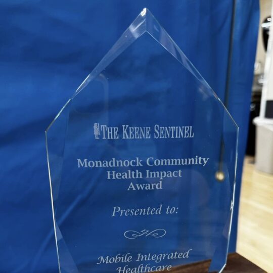 Monadnock Community Hospital Receives Prestigious Health Impact Award